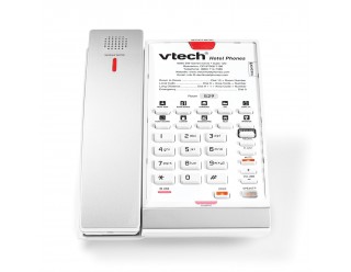 Alcatel Lucent - VTech A2411 Silver Pearl Contemporary Analog Cordless ...