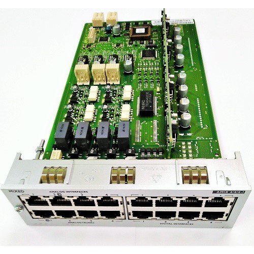 Alcatel Lucent 3EH73061AD Mixed AMix4/4/4-1 Board with 4 analog trunks ...