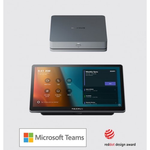 MAXHUB XCore Kit Pro for Microsoft Teams Rooms, includes one XC25T Mini ...